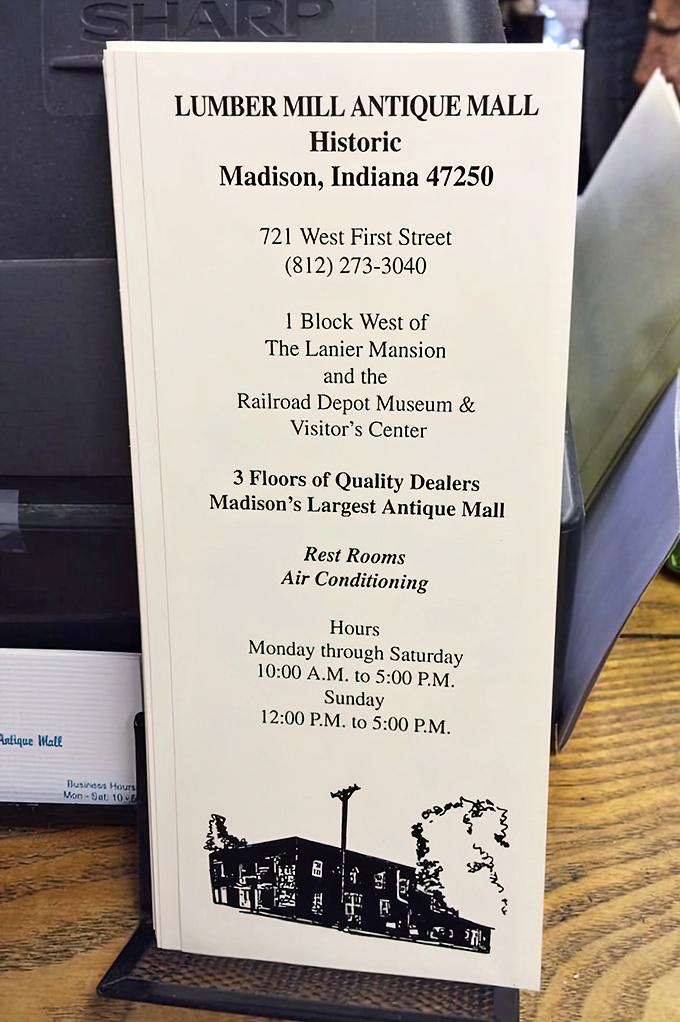 The details you need for your treasure-hunting expedition. Three floors of dealers? Clear your schedule and wear comfortable shoes—you're going to need the time.