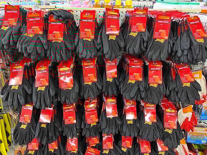 Work gloves that say "I'm serious about DIY projects" without saying "I spent too much on DIY projects."