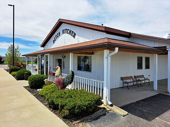 Comfort food headquarters! The Dutch Kitchen's unassuming exterior belies the soul-satisfying meals waiting inside – just like grandma would make, but better.