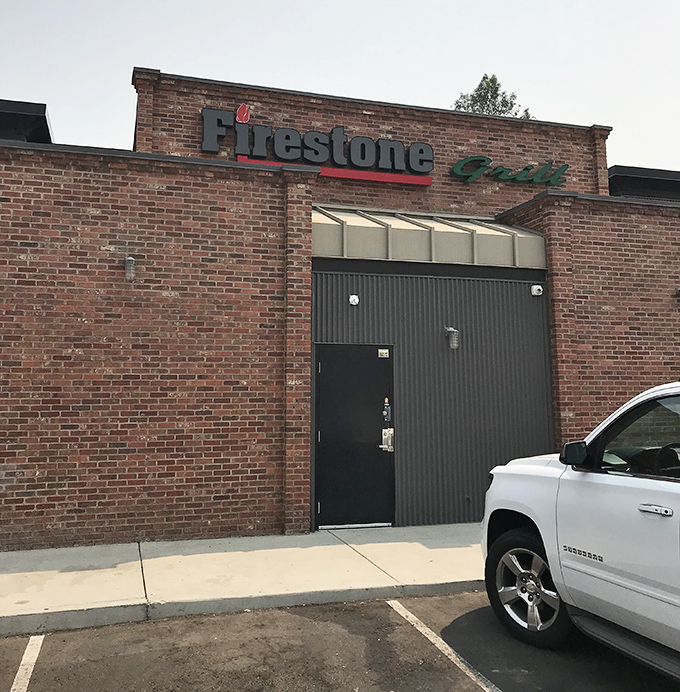 Firestone Grill's unassuming brick exterior hides a temple of tri-tip that would make fancier establishments weep with envy. Never judge a restaurant by its façade.