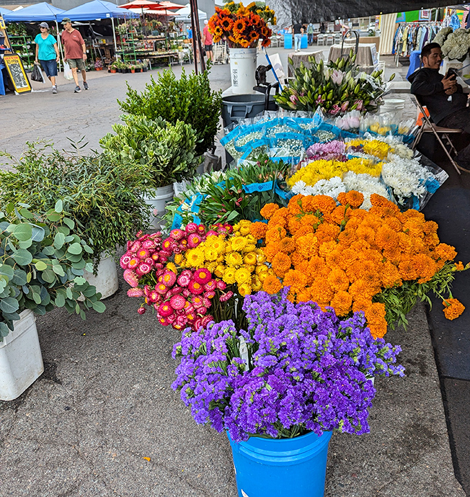 A riot of color that puts paint stores to shame – these fresh-cut flowers bring nature's palette home for less than you'd spend on dinner.