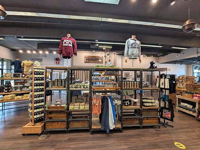 The gift shop offers Winchester-themed souvenirs for those who want to take home a piece of the mystery—minus the staircases to nowhere.