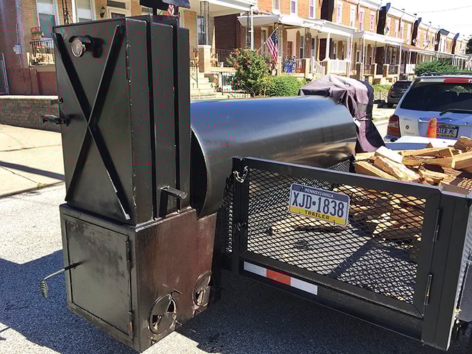 This isn't just equipment—it's the altar where barbecue worship happens, transforming humble cuts into transcendent experiences.
