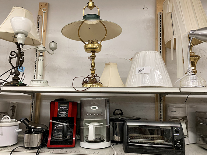 Kitchen gadgets enjoying their retirement years. That bread maker someone got for Christmas 2003 could become your next culinary adventure.