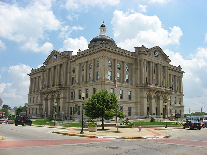The Huntington County Courthouse isn't just government central—it's architectural grandeur that would make any big city jealous of this small-town treasure.