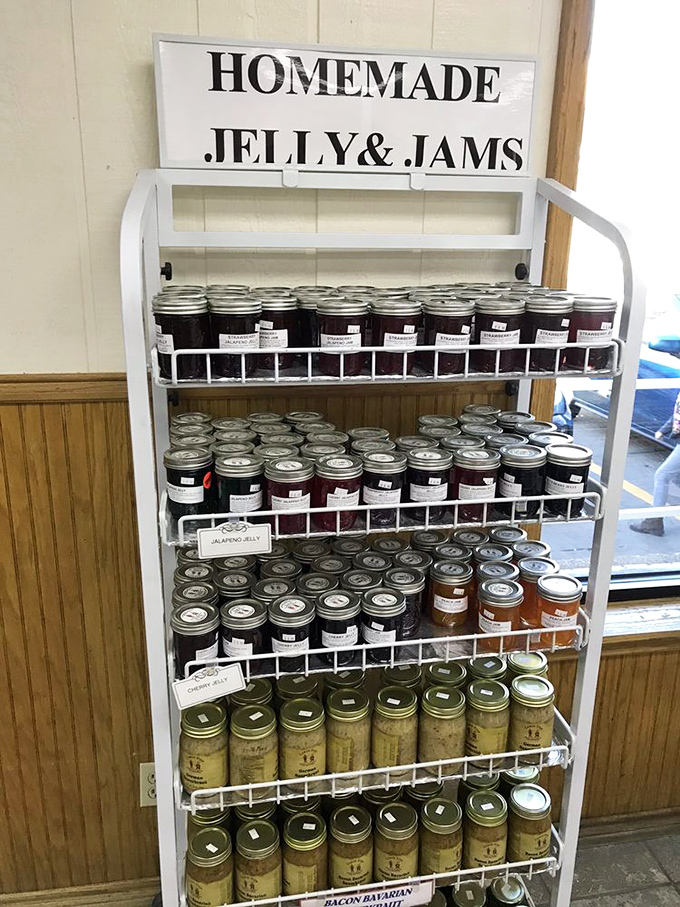 Homemade jellies and jams line the shelves like edible souvenirs – bringing a taste of Czech Stop to breakfast tables across America.