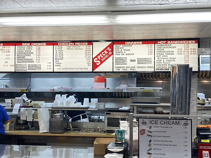 The menu board tells stories of countless family dinners, first dates, and comfort meals that have defined this Pennsylvania institution.