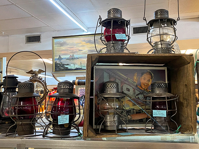 These vintage lanterns once lit the way for sailors and farmers—now they'll guide guests to your perfectly curated patio parties.