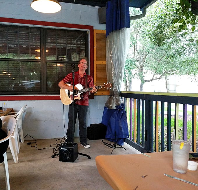 Live music on the patio adds the perfect soundtrack to your seafood feast—because great food deserves its own accompanying melody.
