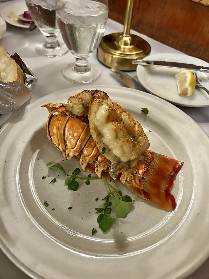 Lobster tail that makes you wonder why you ever bothered with other foods when this buttery ocean treasure exists in the world.