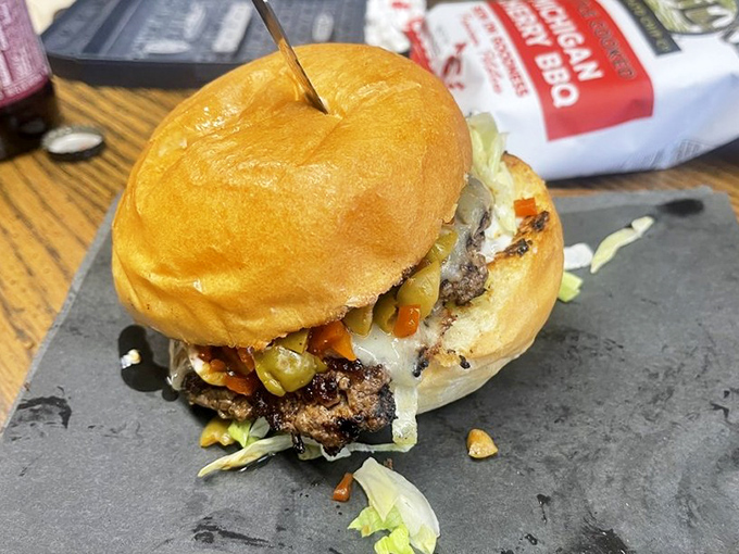 The Oliver Twist burger will have you asking for "more, please" without the Dickensian orphan vibes. Those grilled jalapeños aren't just toppings—they're flavor exclamation points.