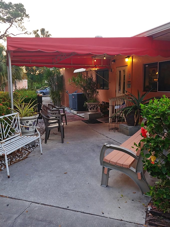 An outdoor oasis where Florida breezes enhance every bite of your meal.