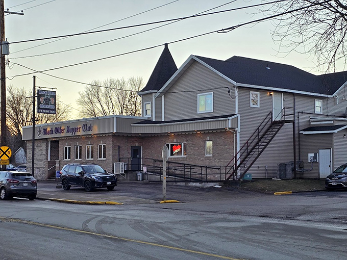 Scenic Wisconsin countryside surrounds this culinary destination, making the journey part of the overall dining adventure and experience.