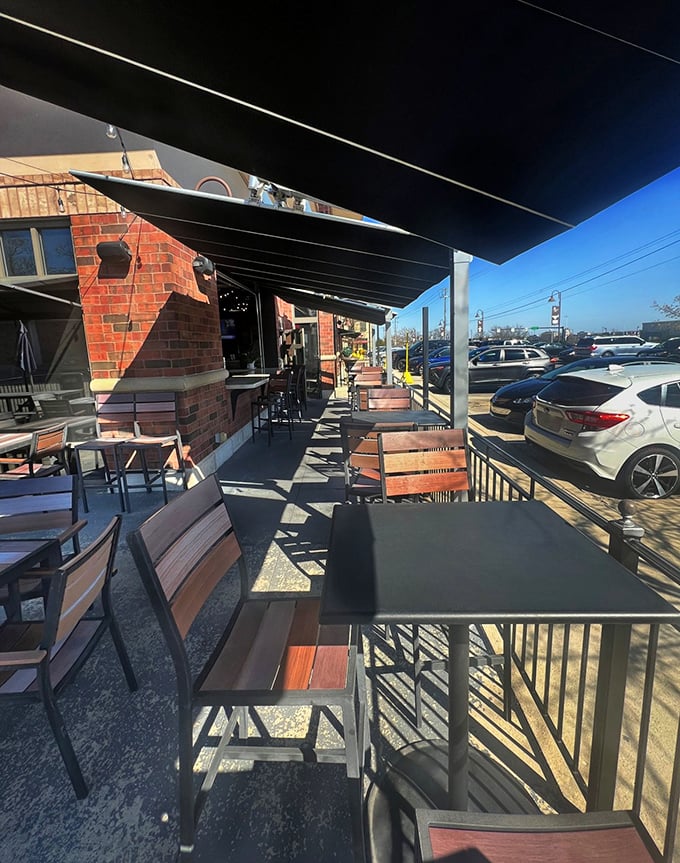 Outdoor seating that lets you savor authentic Thai flavors under Ohio's changing skies.