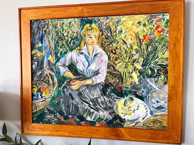 Art that might have languished in someone's attic now waits for a new admirer—proof that beauty deserves a second chance to be appreciated.