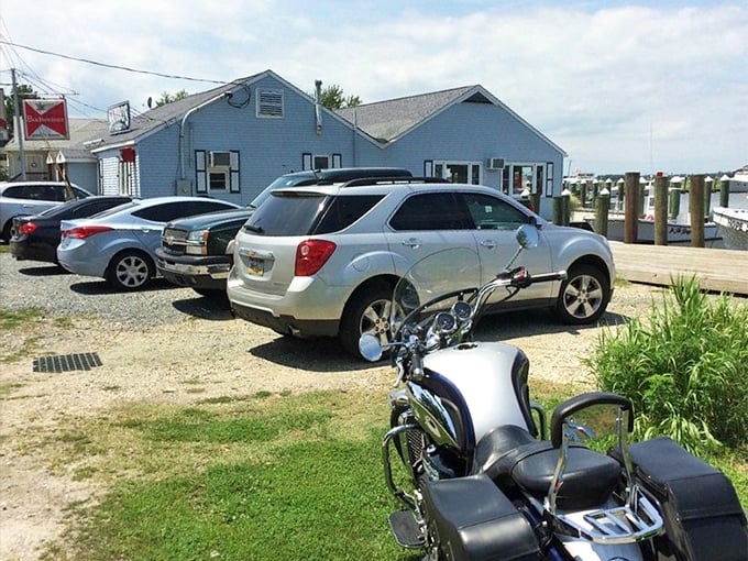Waterside parking means your car gets almost as good a view as you do – the perfect prelude to seafood bliss.