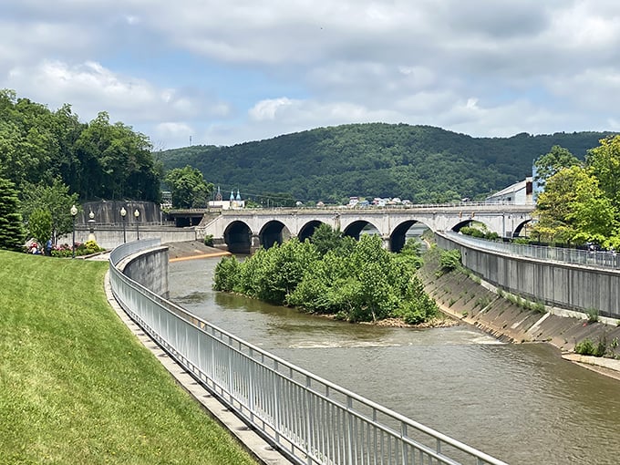The Stone Bridge spans more than just water—it connects Johnstown's resilient past to its hopeful future. Engineering that's both functional and photogenic deserves our respect.