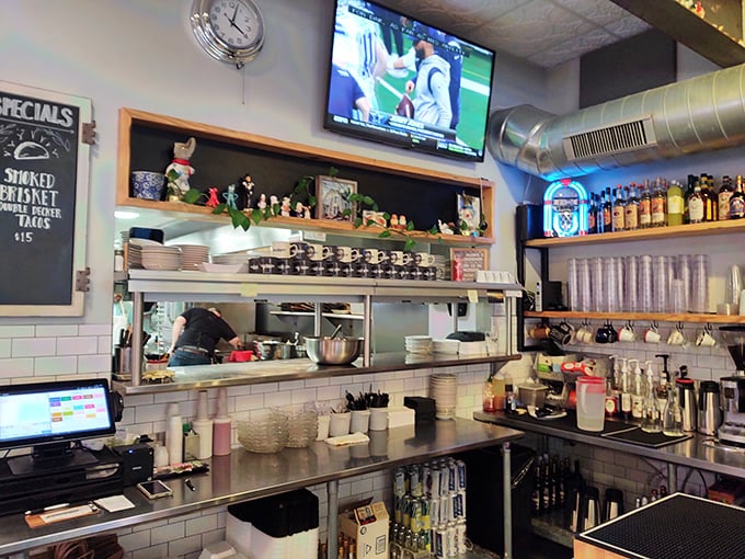 Behind-the-scenes glimpse of where the magic happens. Open kitchen designs let you witness the choreographed chaos that produces your perfect plate.