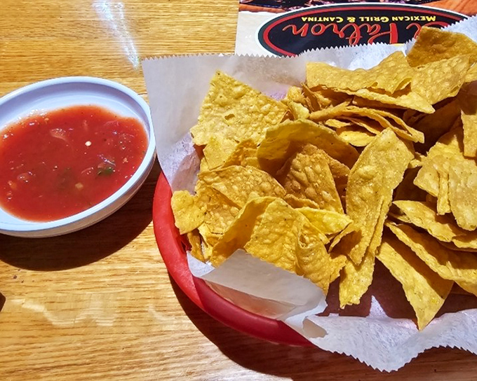 Fresh salsa and warm chips - the opening act that somehow manages to steal the entire culinary show.