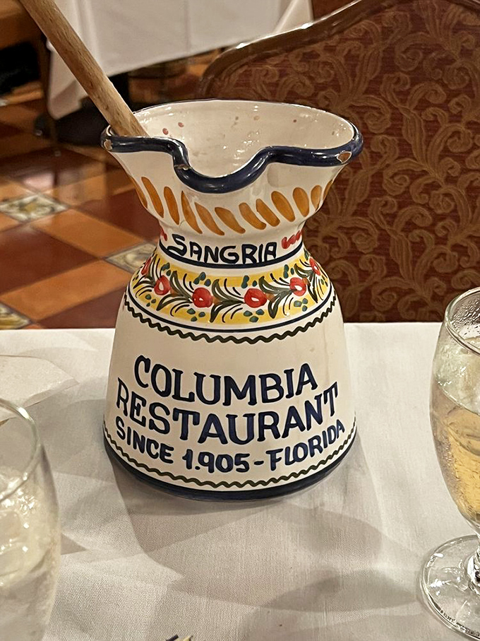 The iconic sangria pitcher—a hand-painted vessel of joy that has launched a thousand toasts and probably just as many spontaneous vacation plans.