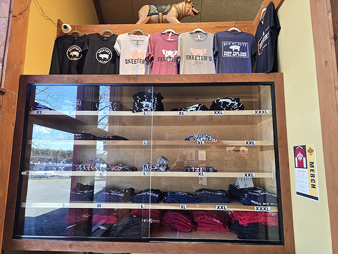 Merchandise that lets you take the Skeeter's experience home—minus the smoke and sauce stains on your shirt.