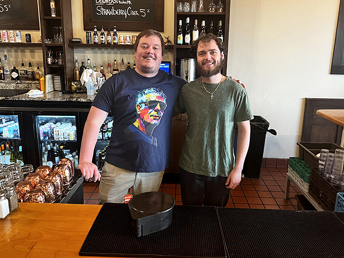 Friendly staff who treat regulars like family and newcomers like soon-to-be regulars with genuine Southern hospitality.