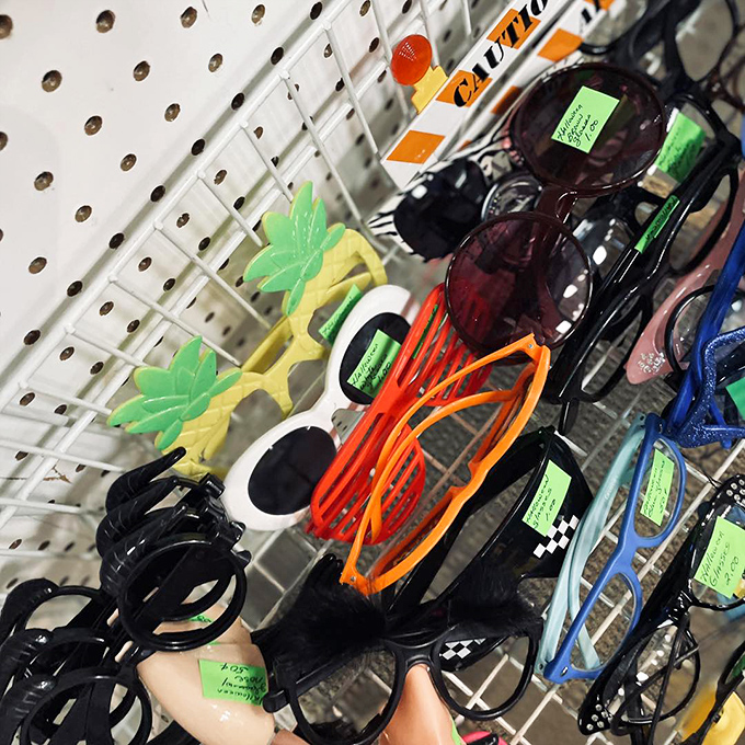 Funky sunglasses galore! From practical shades to party-ready frames that scream "I'm on vacation"—even if it's just in your backyard.