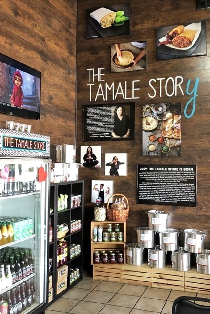 Colorful displays and a warm atmosphere welcome you to The Tamale Store where every visit tells a delicious story of tradition.   