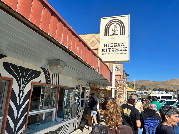 The Hidden Kitchen draws crowds for good reason – farm-to-table goodness that makes waiting in line feel like a reasonable life choice.