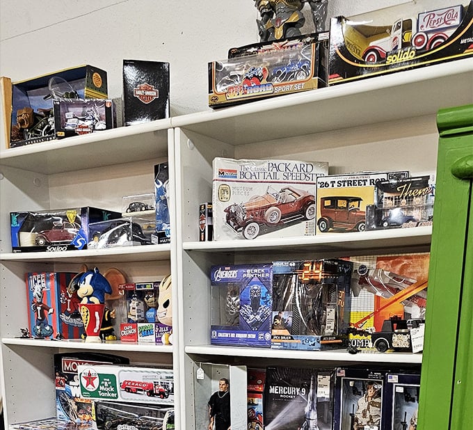 Vintage toys and model kits that remind us when "assembly required" meant quality time, not frustration, and "batteries not included" was the norm.