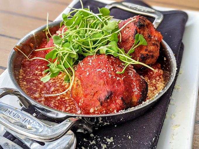 These meatballs aren't just food; they're time machines to your Italian grandmother's kitchen—even if you never had an Italian grandmother.