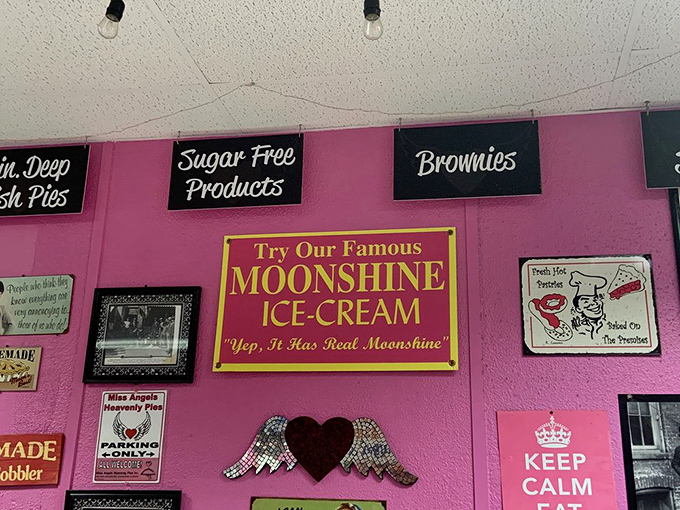 Try Our Famous MOONSHINE ICE-CREAM – seven words that perfectly capture North Carolina's spirit of innovation and disregard for sobriety.