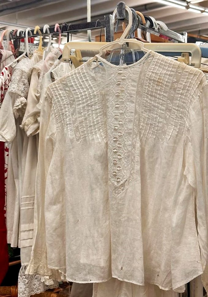Vintage women's clothing that proves your mother was right: fashion really does come back around if you wait long enough.
