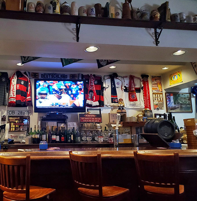The bar where beer dreams come true. Those taps aren't just dispensing drinks—they're pouring liquid history with each perfectly formed head.