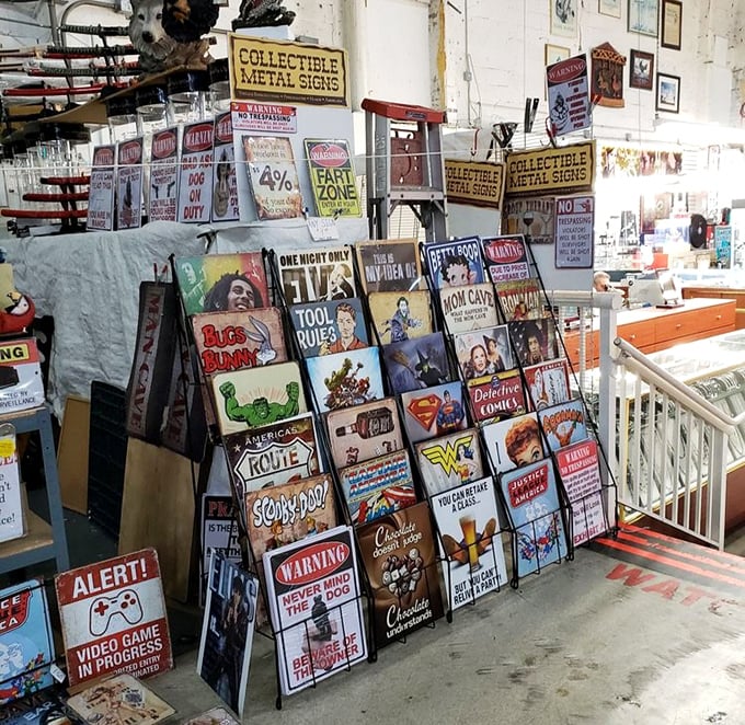 Nostalgia for sale, no time machine required! These vintage-style metal signs let you decorate your man cave with the perfect blend of irony and authenticity.