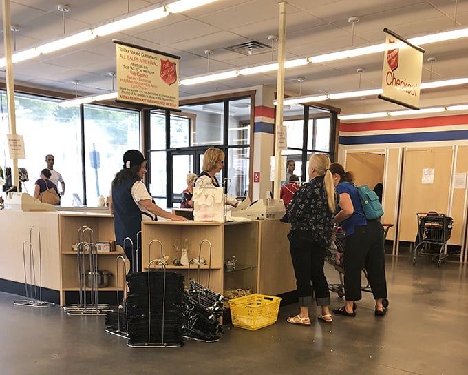 The checkout counter – final gateway between browsing and bringing treasures home. Friendly staff make the transition from "just looking" to "sold" seamless.