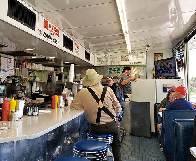 The morning crowd knows the drill—grab a stool, place your order, and become part of a Kansas City tradition that transcends trends.