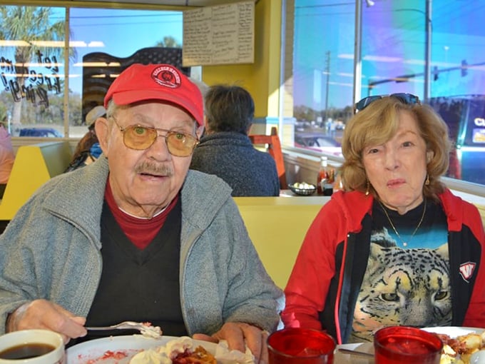 Every great diner has its cast of characters. These folks have probably solved the world's problems over coffee a hundred times.