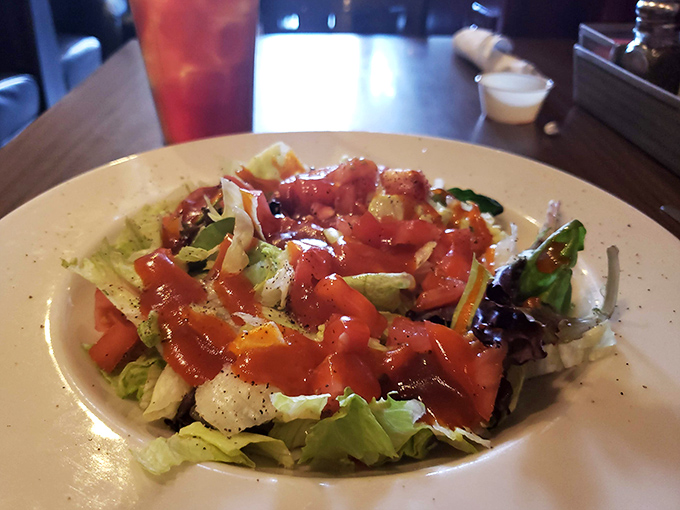 A garden salad that proves vegetables can be exciting too. Fresh, vibrant, and dressed to impress—the perfect companion to heartier fare. 