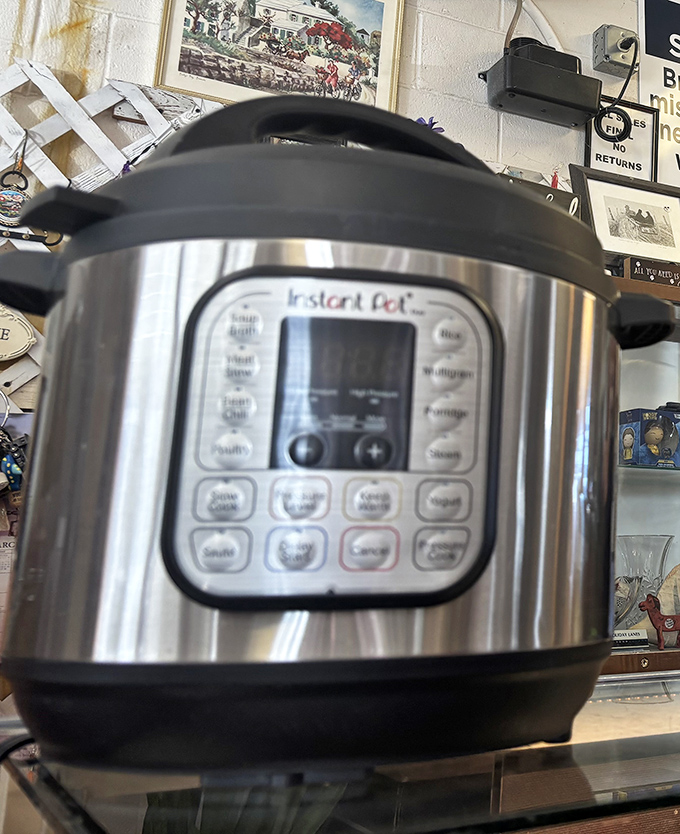The holy grail of modern kitchen finds—an Instant Pot in excellent condition. Someone's loss is your quick-dinner solution gain!