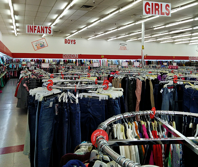 Denim for days! The jeans section offers every wash, cut, and size imaginable—because finding your perfect pair shouldn't cost a fortune.