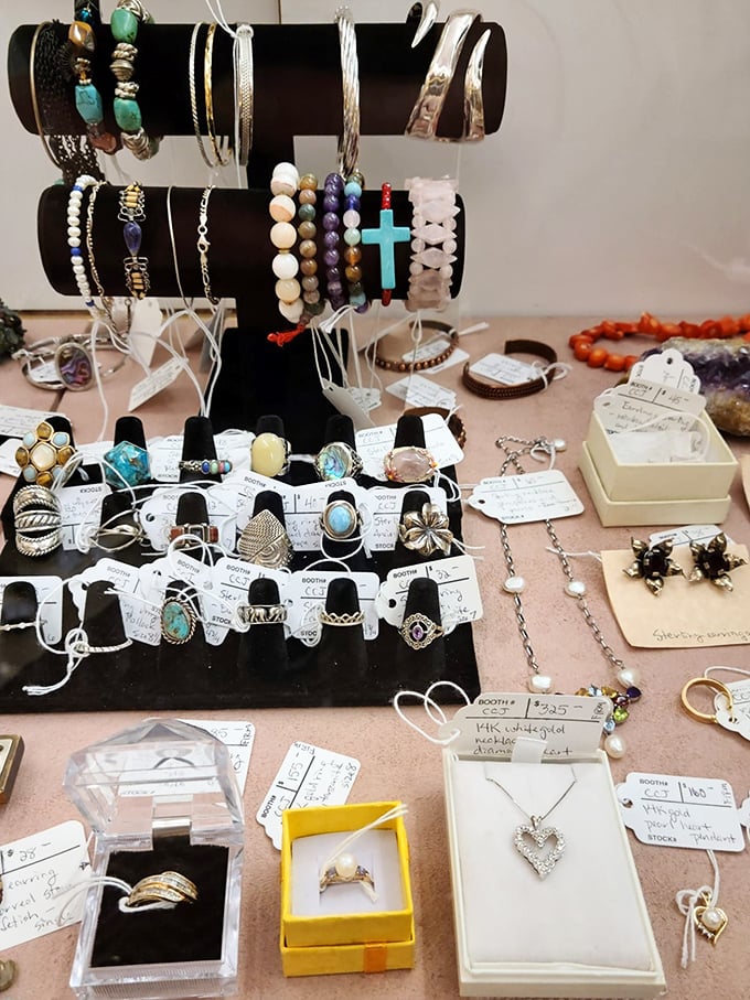Vintage jewelry that lets you wear history on your fingers, wrists, and neck—each piece with secrets we can only imagine.