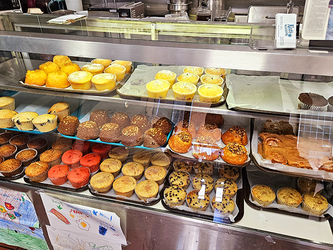 The pastry case that whispers "take one for later" even when you're already completely full – resistance is futile.