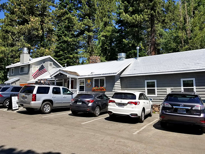 The packed parking lot tells the story better than any review could—when locals and tourists agree, you know you've found the real deal.