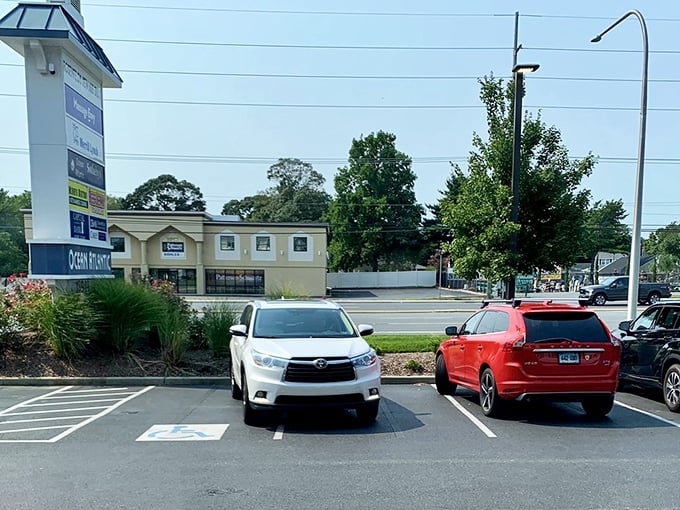 Even the parking lot feels like part of the experience—the last moments of anticipation before crossing the threshold into deli paradise.