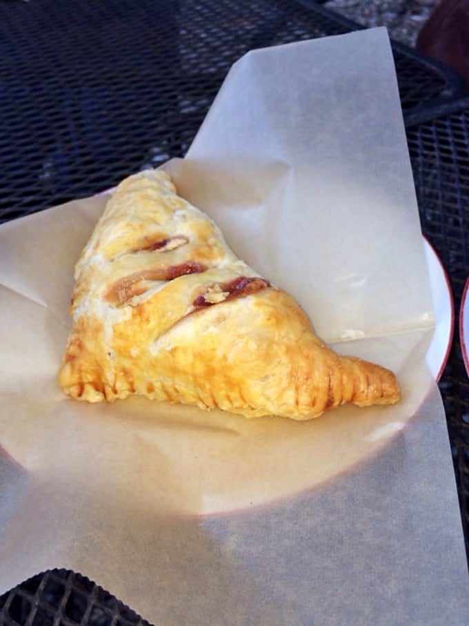 Flaky, golden, and filled with what can only be described as joy. This pastry isn't just baked—it's crafted with the kind of care usually reserved for fine art.