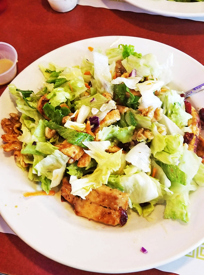 Not just a salad, but proof that Mayfair knows green isn't just a color—it's a delicious opportunity waiting to happen.