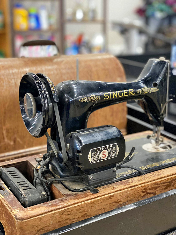 This vintage Singer isn't just a sewing machine; it's a time machine to when things were built to outlast their makers.