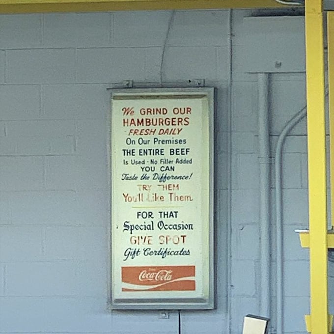 "We grind our hamburgers fresh daily" isn't marketing—it's a promise that's been kept since before promises became "brand commitments."