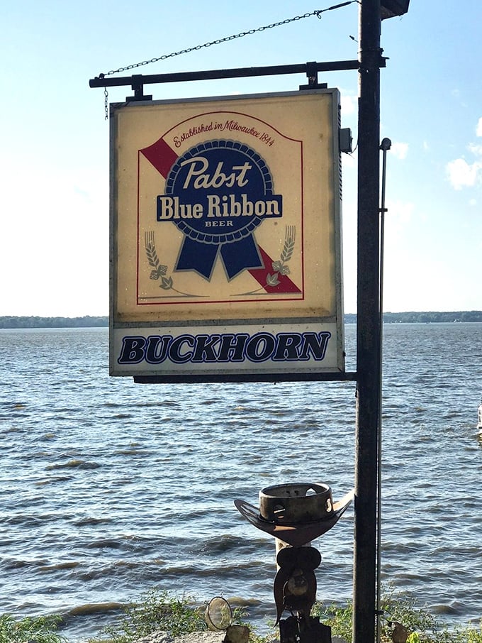 The vintage Pabst sign against the backdrop of rippling lake waters is basically Wisconsin's version of the Hollywood sign—iconic and instantly recognizable.